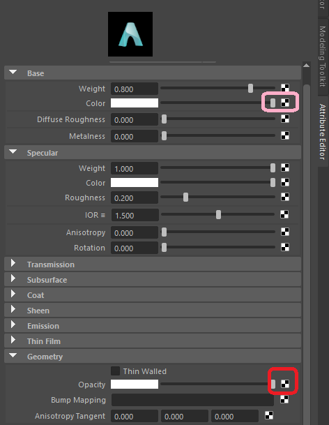 【MAYA】Arnold ai Standard Surfaceでの、アルファチャンネルによる切り抜き | 【ワタオユム】MAYAやAfter ...