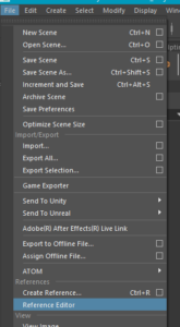 【MAYA】Reference Editor①リファレンスエディターの基本操作、データー量を軽くし扱いやすくする。 | 【ワタオユム】MAYA ...