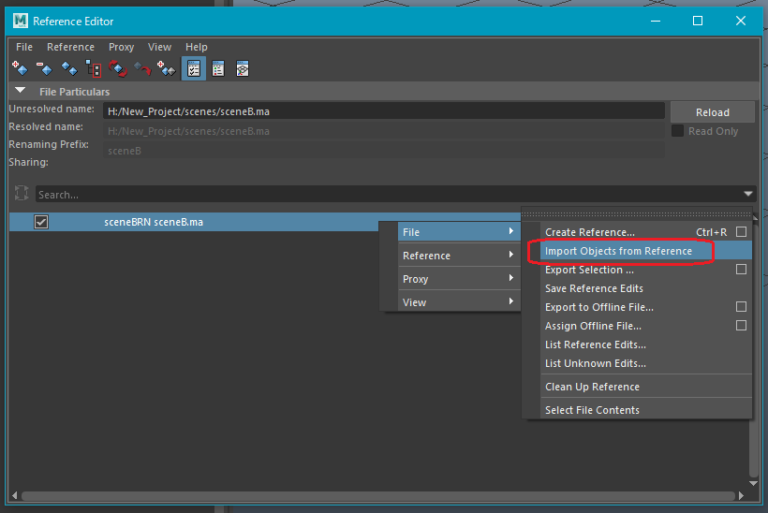 【MAYA】Reference Editor②リファレンスをインポートしたり、アニメーションやアトリビュートのロックを操作する方法 | 【ワタ ...