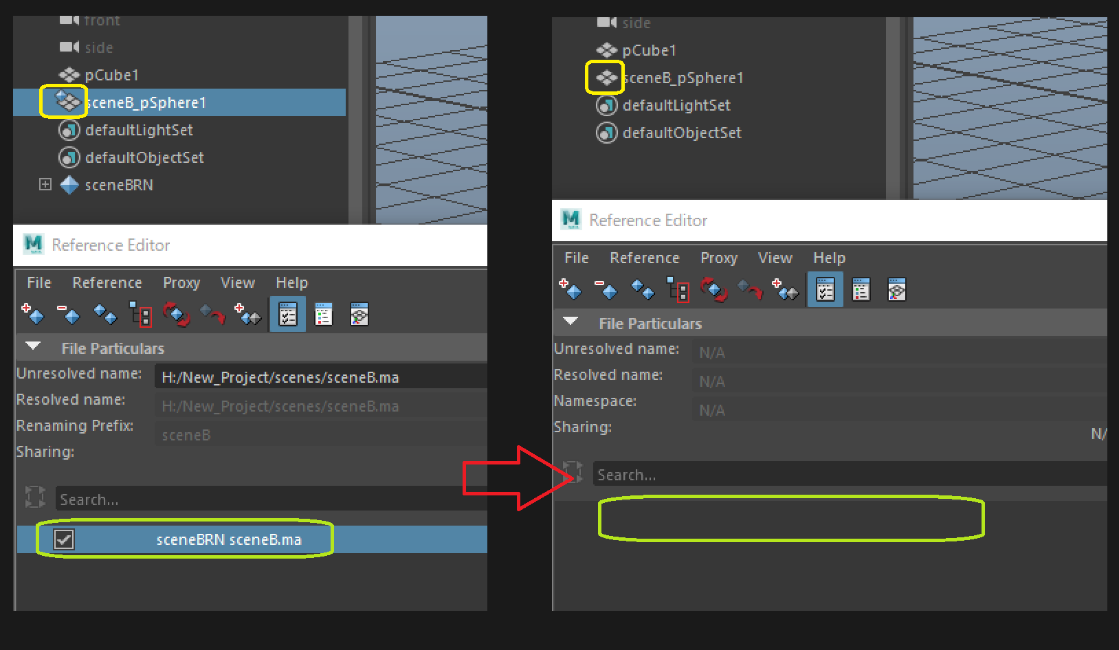 【MAYA】Reference Editor②リファレンスをインポートしたり、アニメーションやアトリビュートのロックを操作する方法 | 【ワタ ...