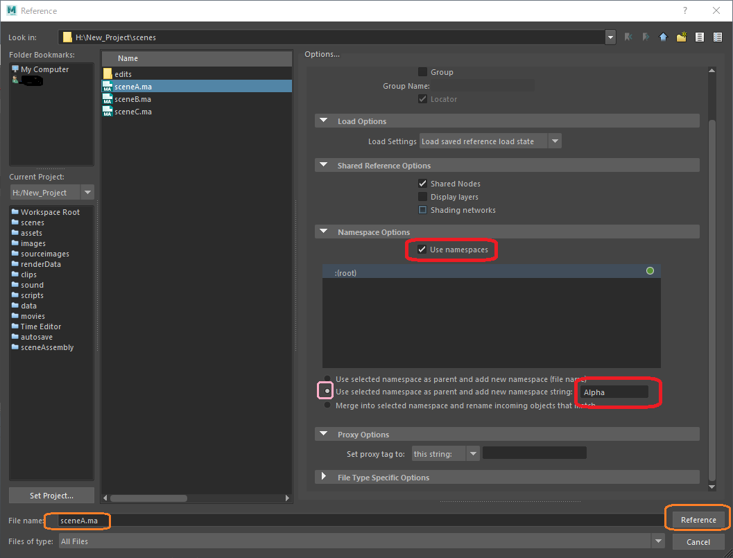 【MAYA】Reference Editor①リファレンスエディターの基本操作、データー量を軽くし扱いやすくする。 | 【ワタオユム】MAYA ...